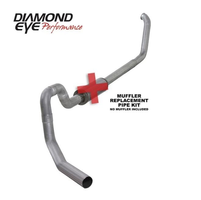 Excursion-Diamond Eye 4 Inch Turbo Back Al Exhaust No Muffler ...
